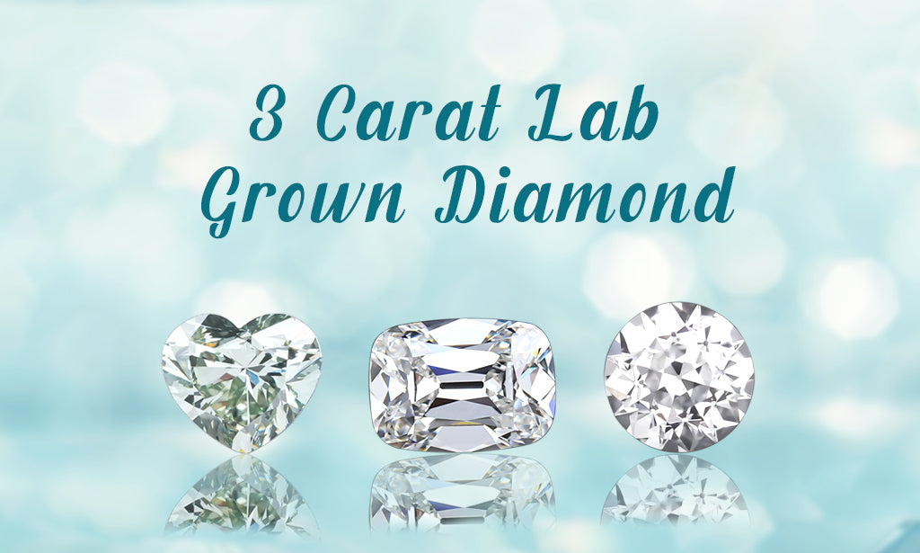 3 Carat Lab Grown Diamond — Ouros Jewels