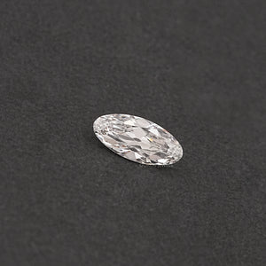 1 carat moval cut lab grown diamond — Ouros Jewels