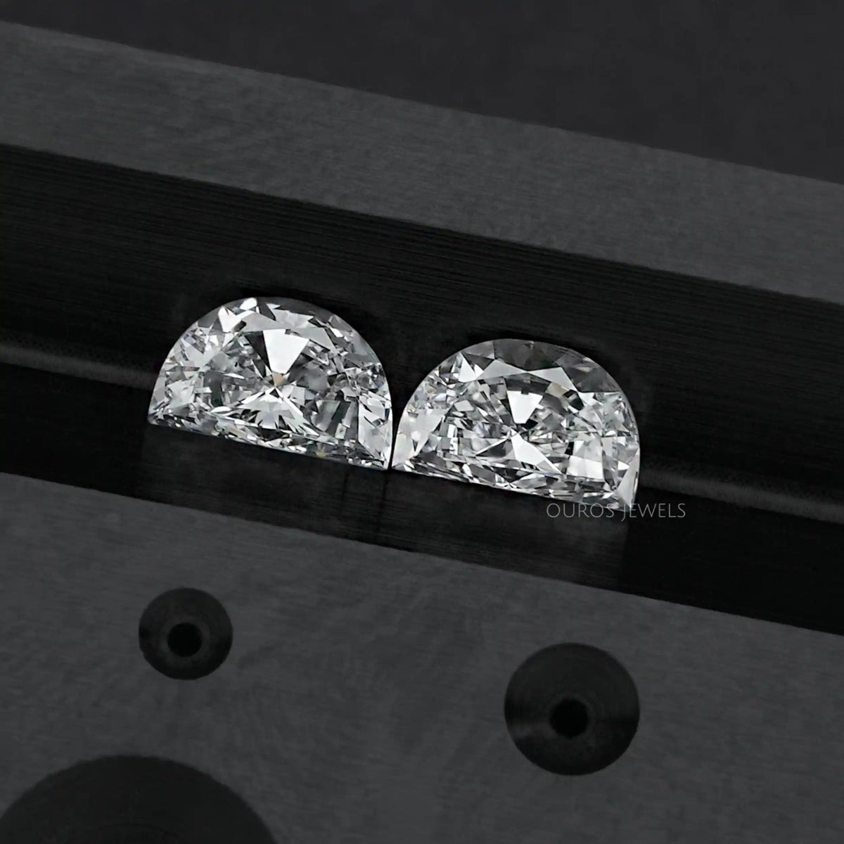 Half Moon Diamond Cut | Ouros Jewels