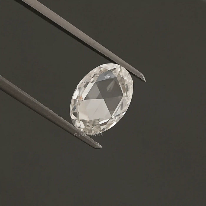 Rose Cut Oval Diamond Loose — Ouros Jewels