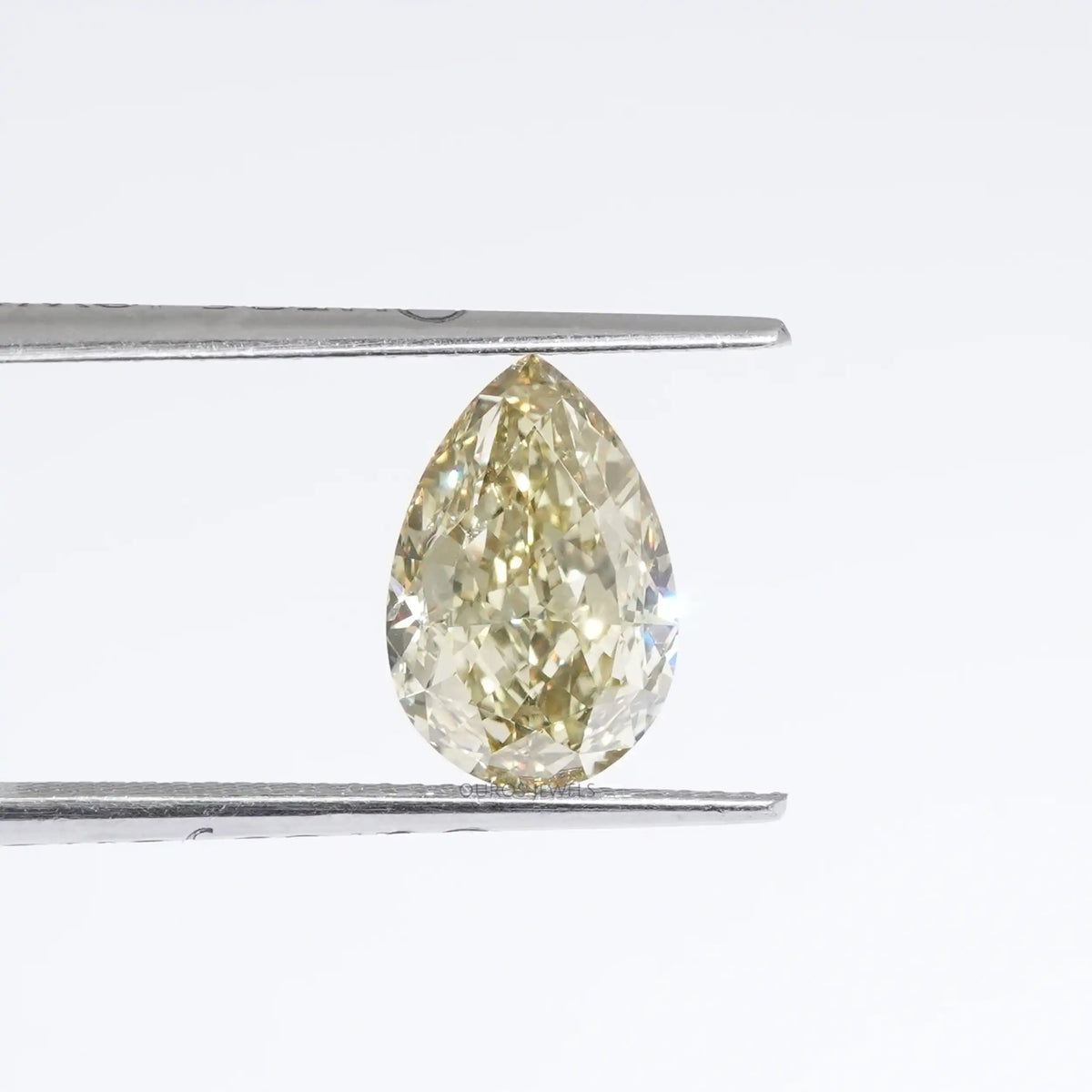 Modified Pear Cut Yellow Diamond — Ouros Jewels