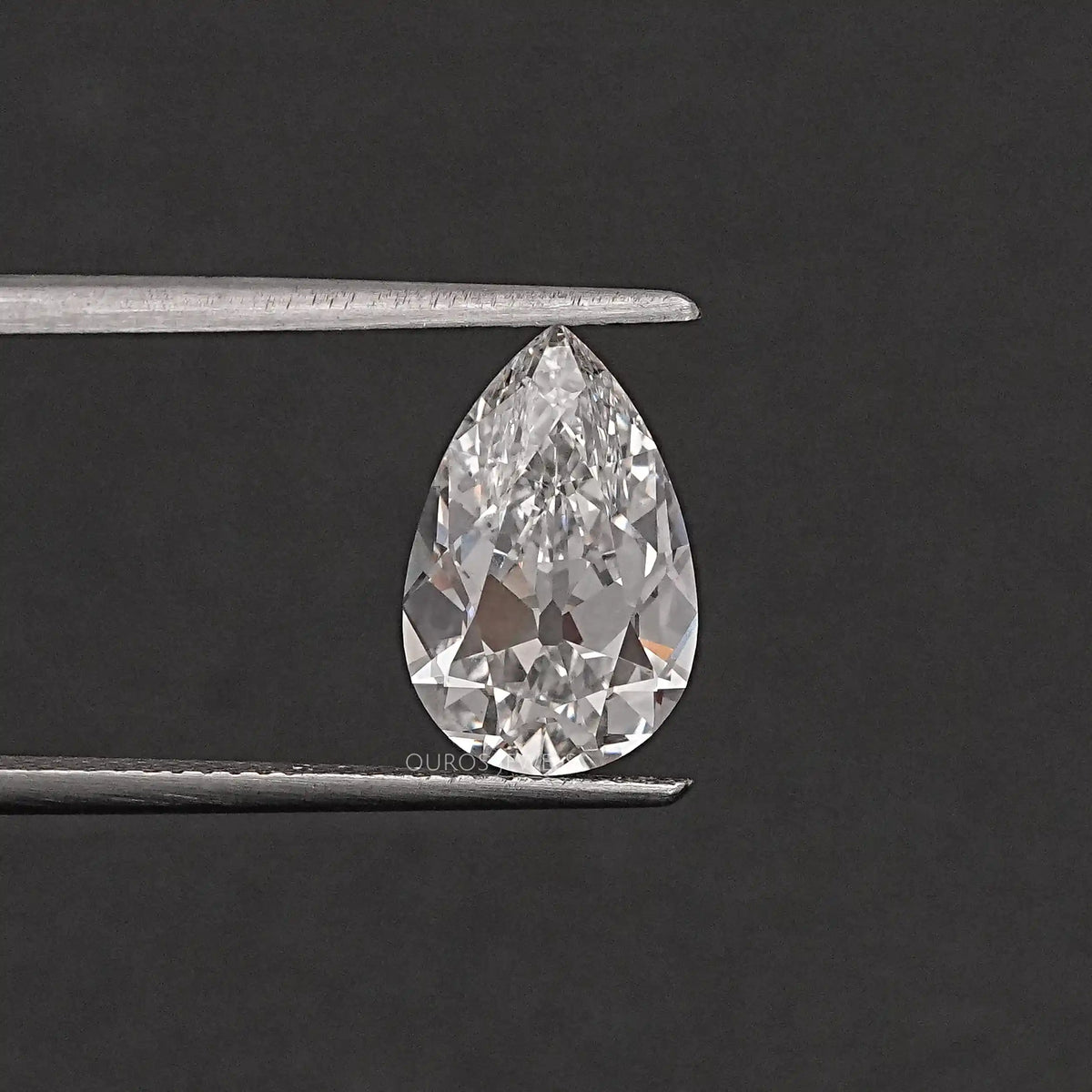 Old Mine Pear Cut Lab Grown Diamond — Ouros Jewels