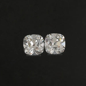 Old Mine Cushion Cut Diamond Pair — Ouros Jewels
