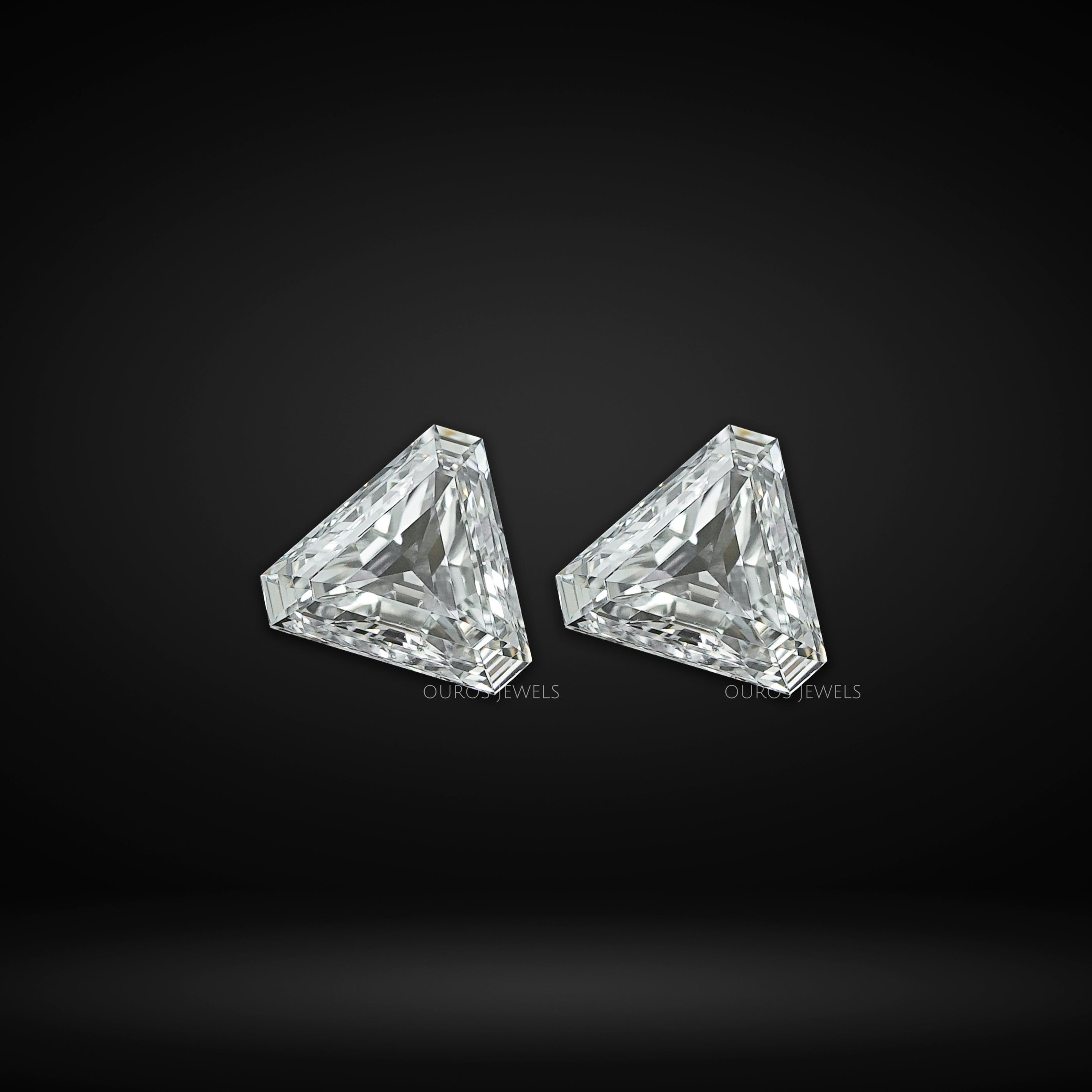 Modified Triangle Lab Diamond Matching Pair — Ouros Jewels