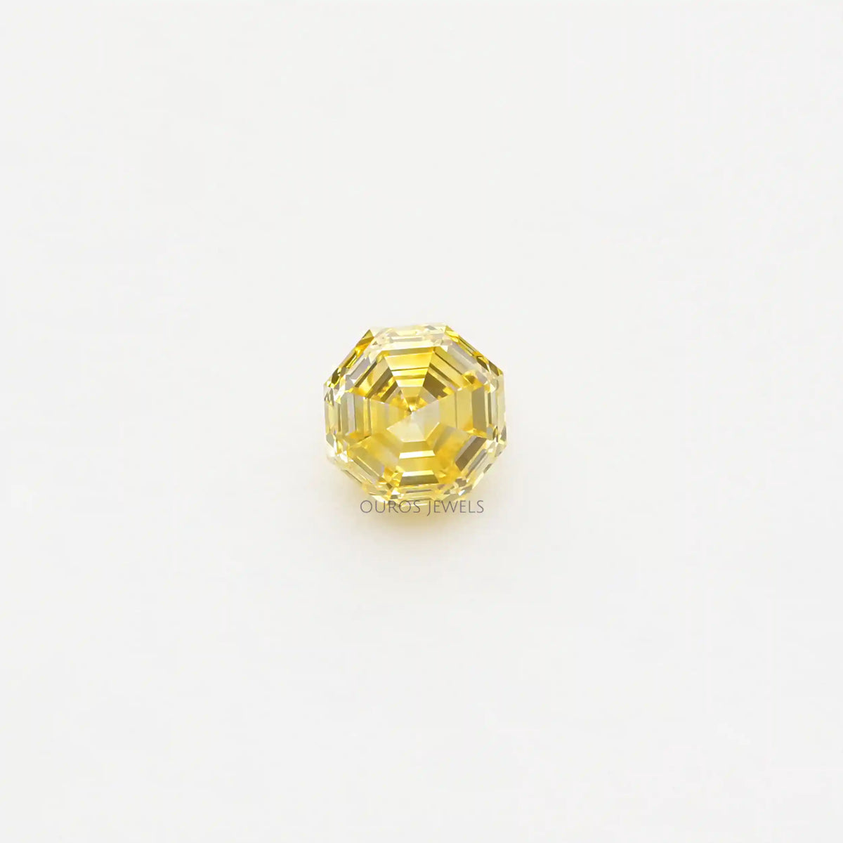 Yellow Octagon Cut Loose Diamond — Ouros Jewels