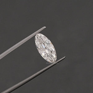 1 carat moval cut lab grown diamond — Ouros Jewels