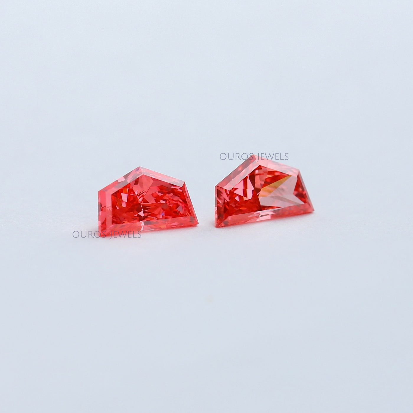 Cadillac Cut Pink Diamond Pair | Ouros Jewels