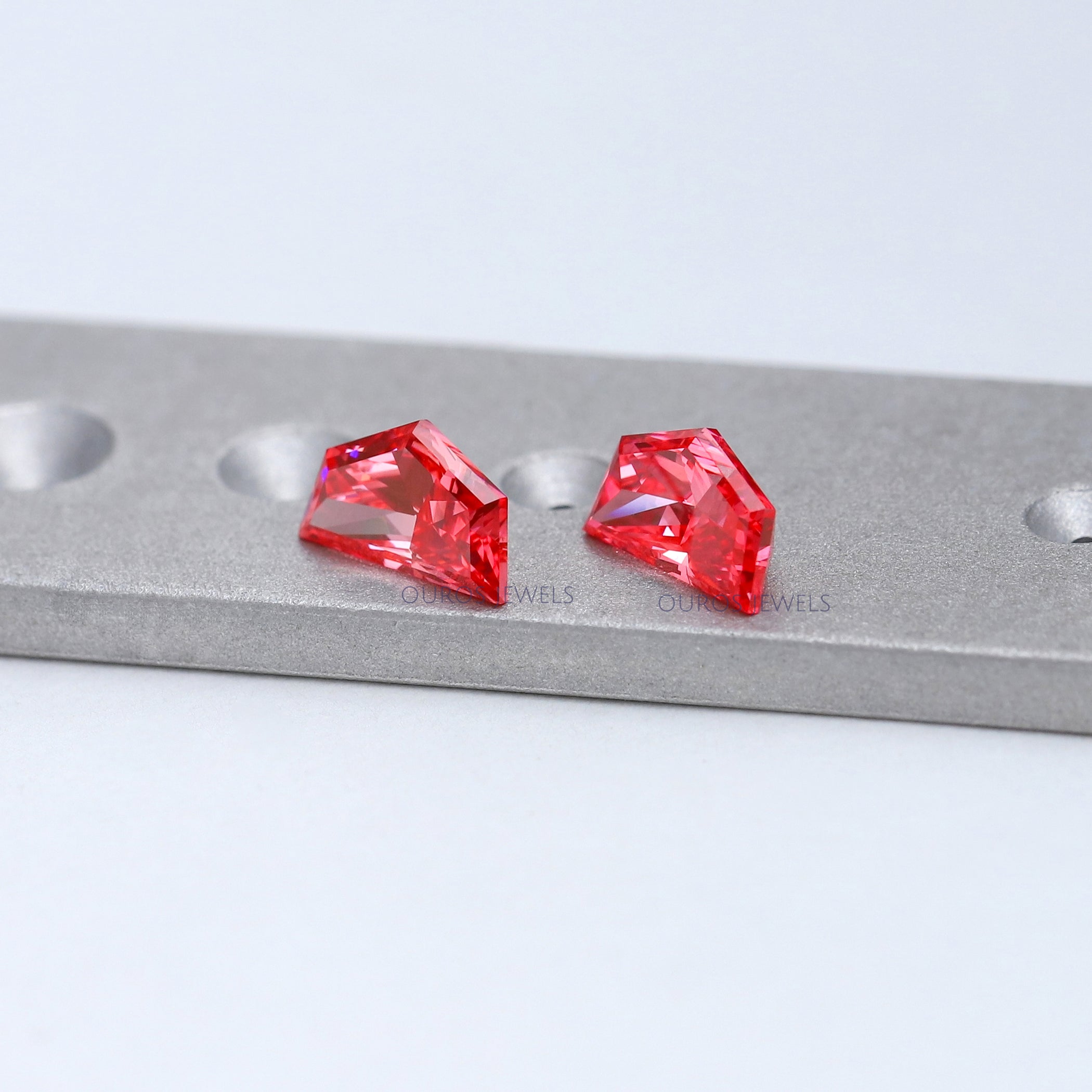 Cadillac Cut Pink Diamond Pair | Ouros Jewels