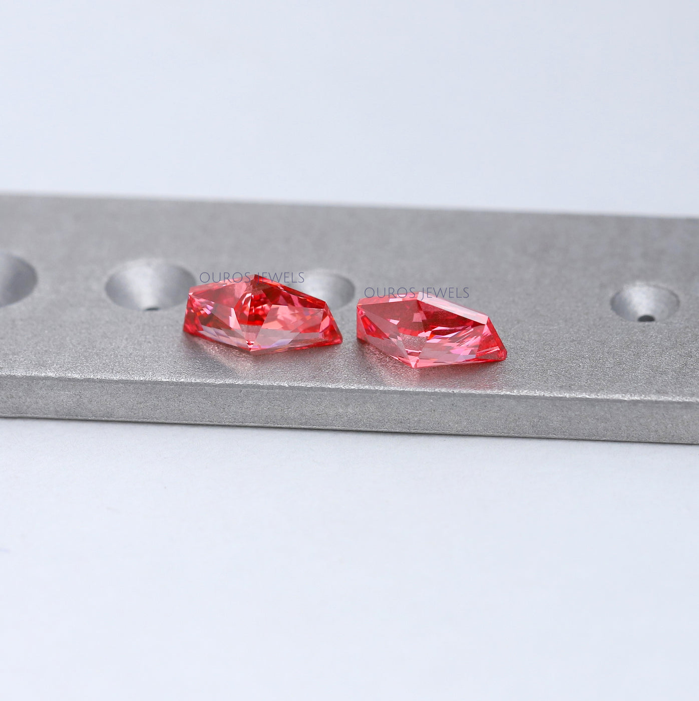 Cadillac Cut Pink Diamond Pair | Ouros Jewels