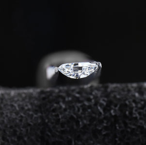 Step Cut Moval Lab Diamond | Ouros Jewels